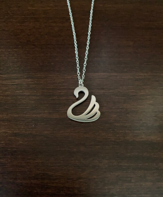 swan swan necklace swan gift swan pendant swan jewelry swan charm silver swan silver swan necklace silver swan charm swans pendant