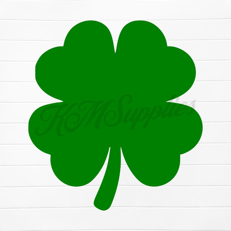 4 Leaf Clover Clipart - Etsy