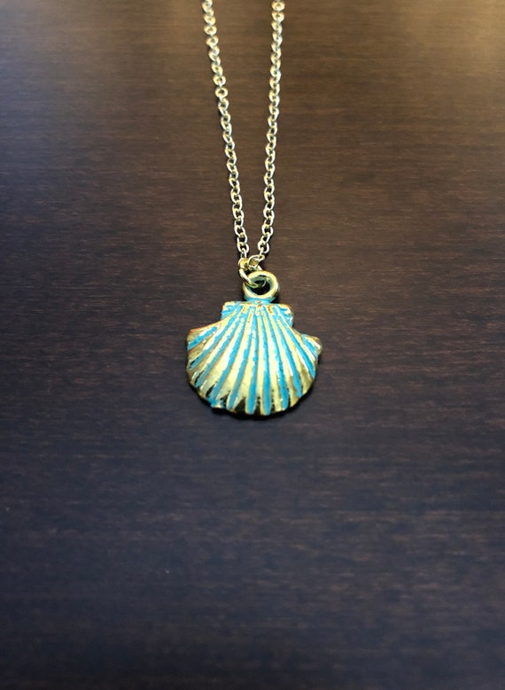 Clam Shell Clamshell Cam Shell Necklace Sea Shell Necklace - Etsy