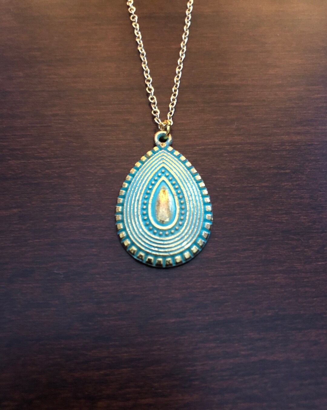 Turquoise Necklace, Turquoise Jewelry, Turquoise Pendant, Turquoise ...