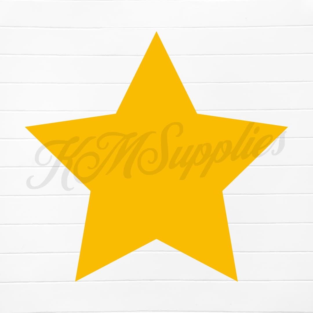 Gold Star Svg, Gold Star Svg File, Gold Star Png, Gold Star Clip Art ...