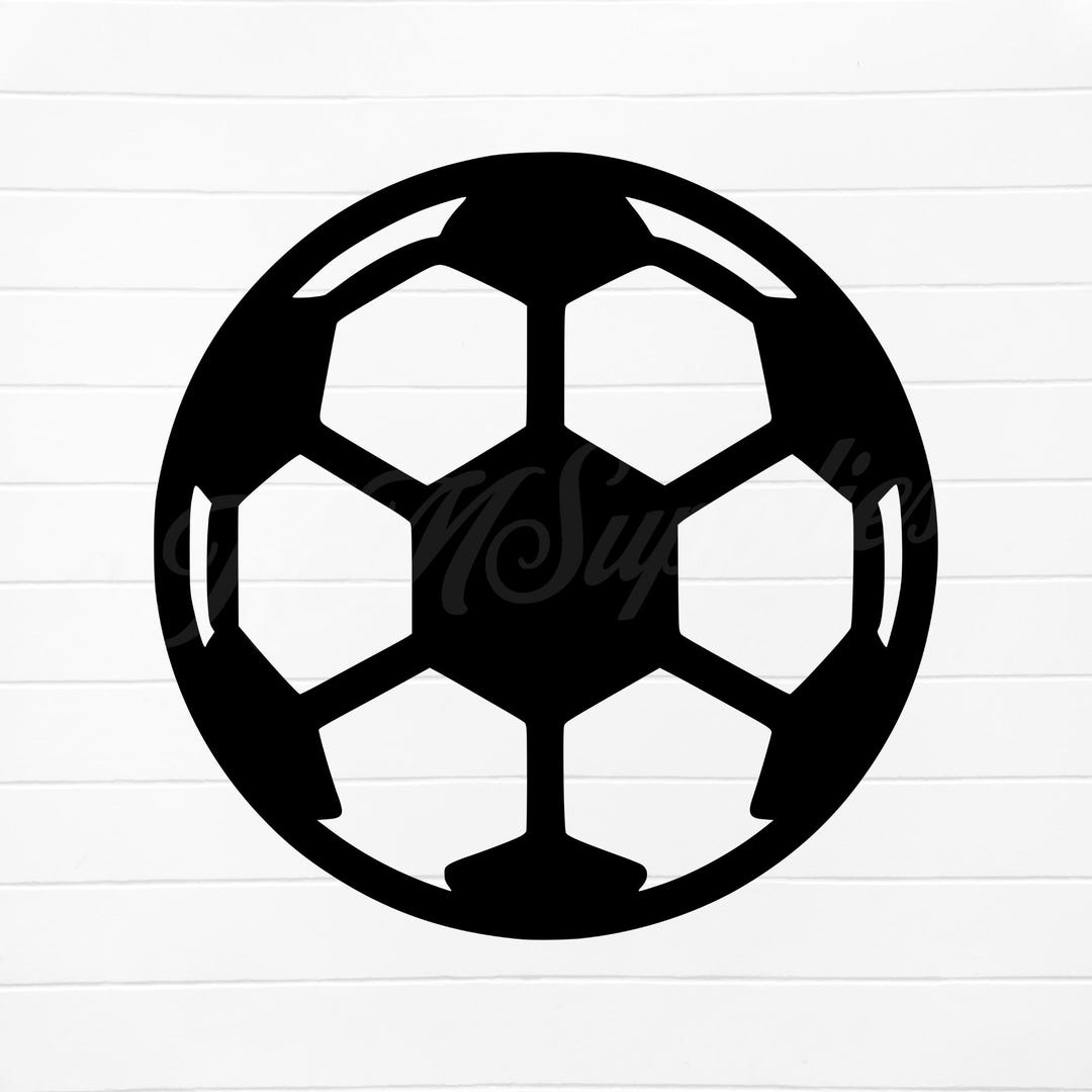 Soccer Ball Svg, Soccer Ball Svg Files, Soccer Ball Svg Black and White ...