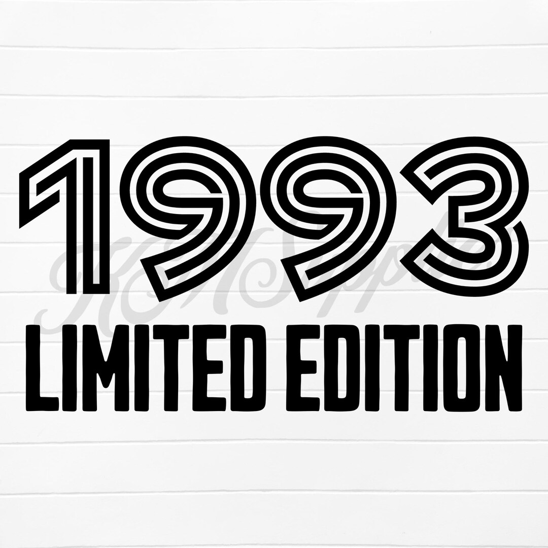 1993 Svg Png, 1993 Limited Edition Svg, 1993 Limited Edition Png, 1993 ...