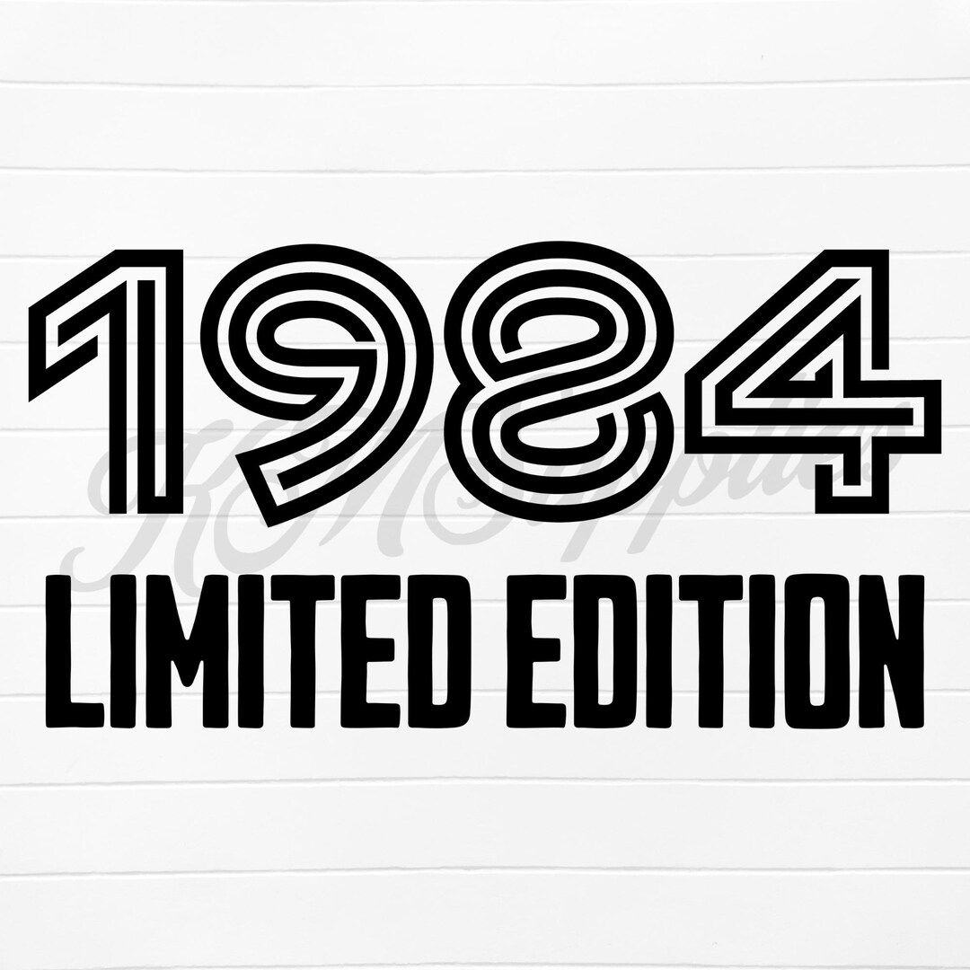 1984 Svg Png, 1984 Limited Edition Svg, 1984 Limited Edition Png, 1984 ...