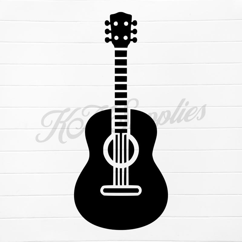 Guitar Clip Art Image - Etsy
