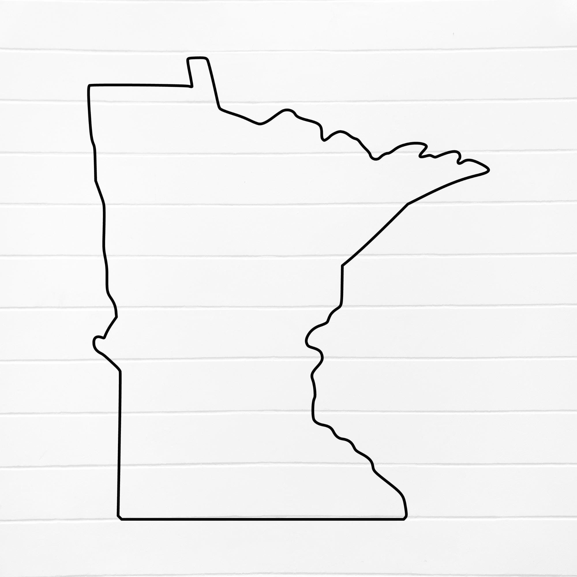 State of Minnesota Svg, Minnesota Silhouette, Minnesota Svg Files ...