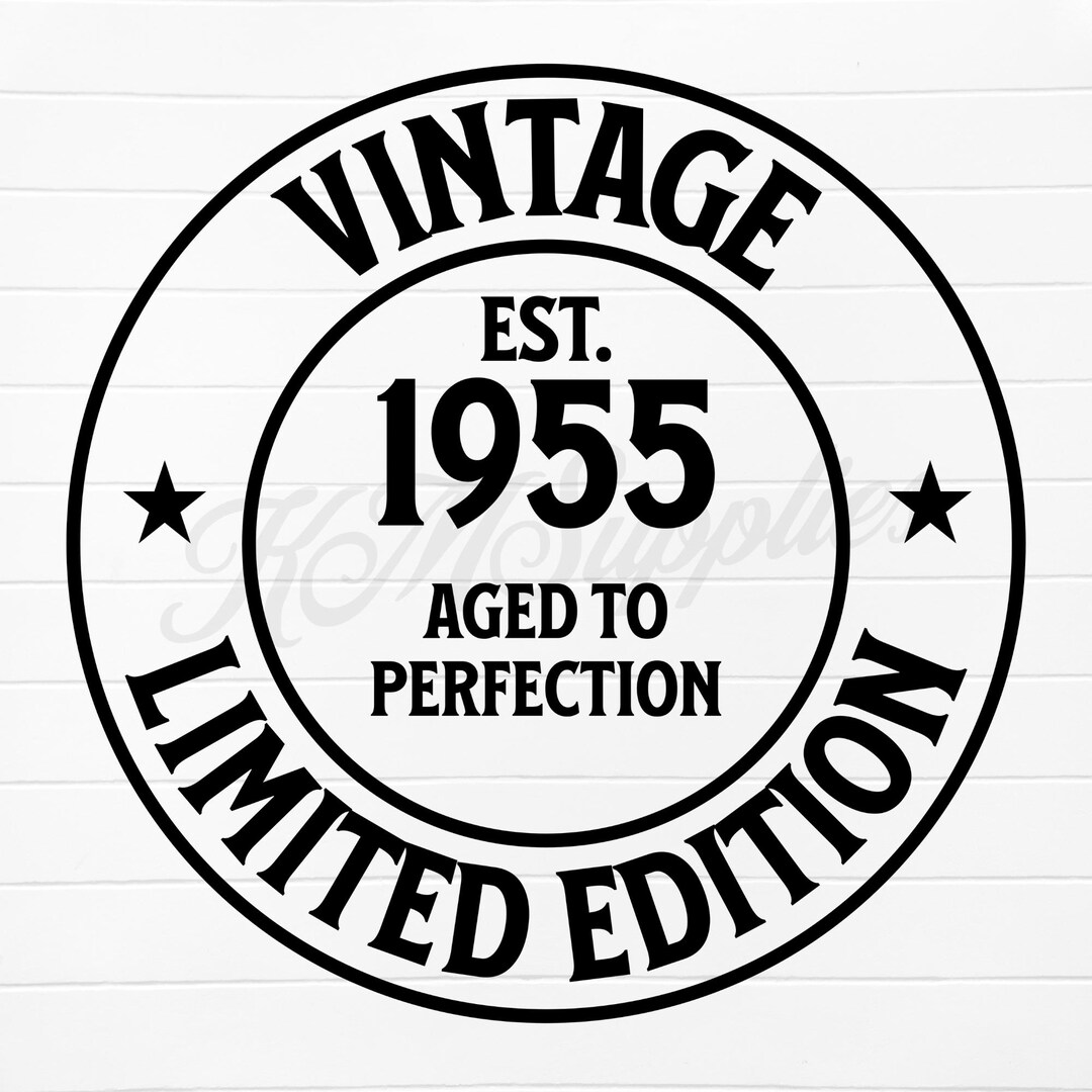 1955 Svg, 1955 Png, 1955 Clipart, 1955 Clip Art, Est 1955 Svg, Est 1955 ...