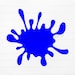 Blue Splash Clipart, Paint Splats Svg Files, Paint Splatter Png, Paint ...
