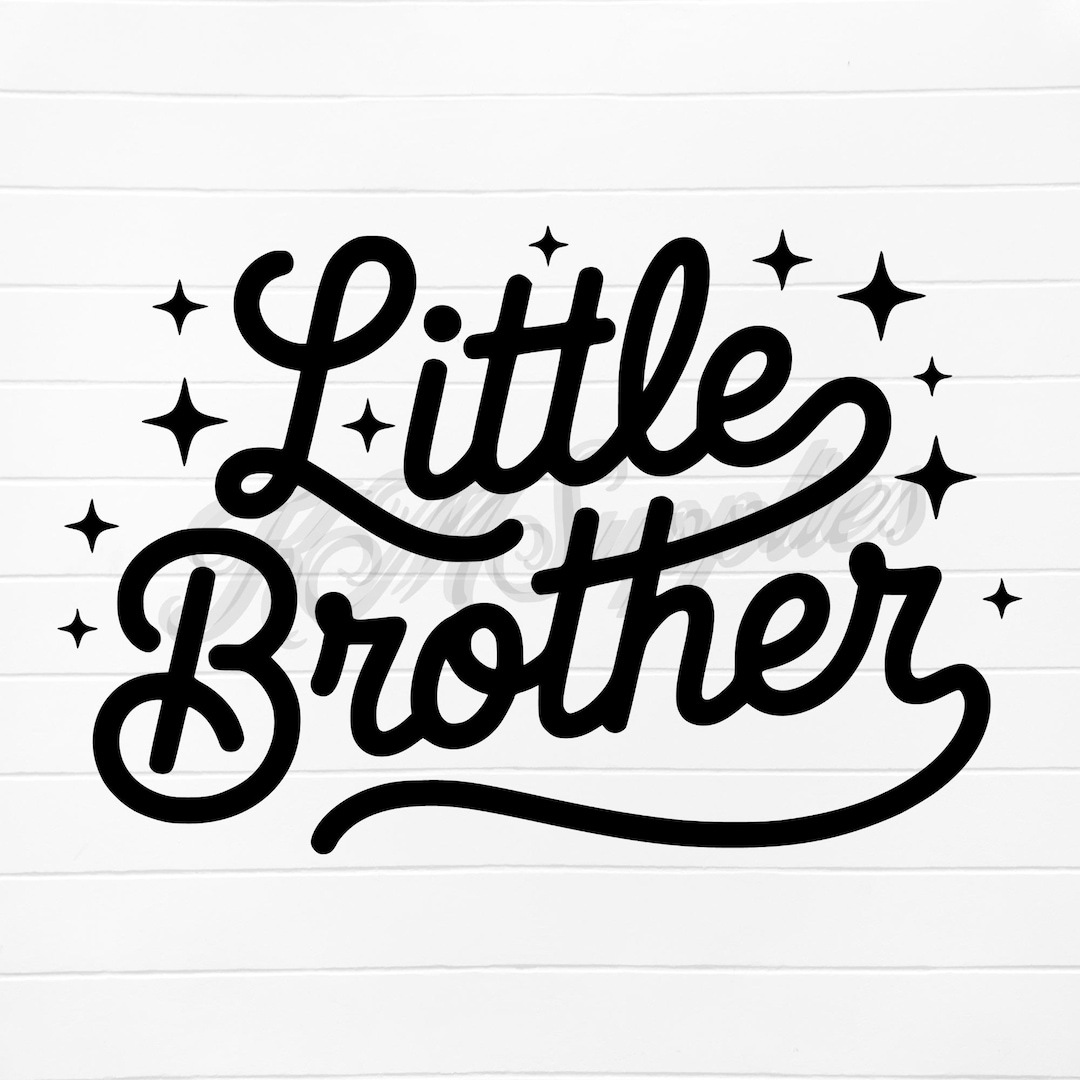 Little Brother Svg, Little Brother Svg Designs, Little Brother Png ...
