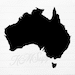 Australia Svg Map, Australia Map Svg, Australia Map Clipart, Australia ...