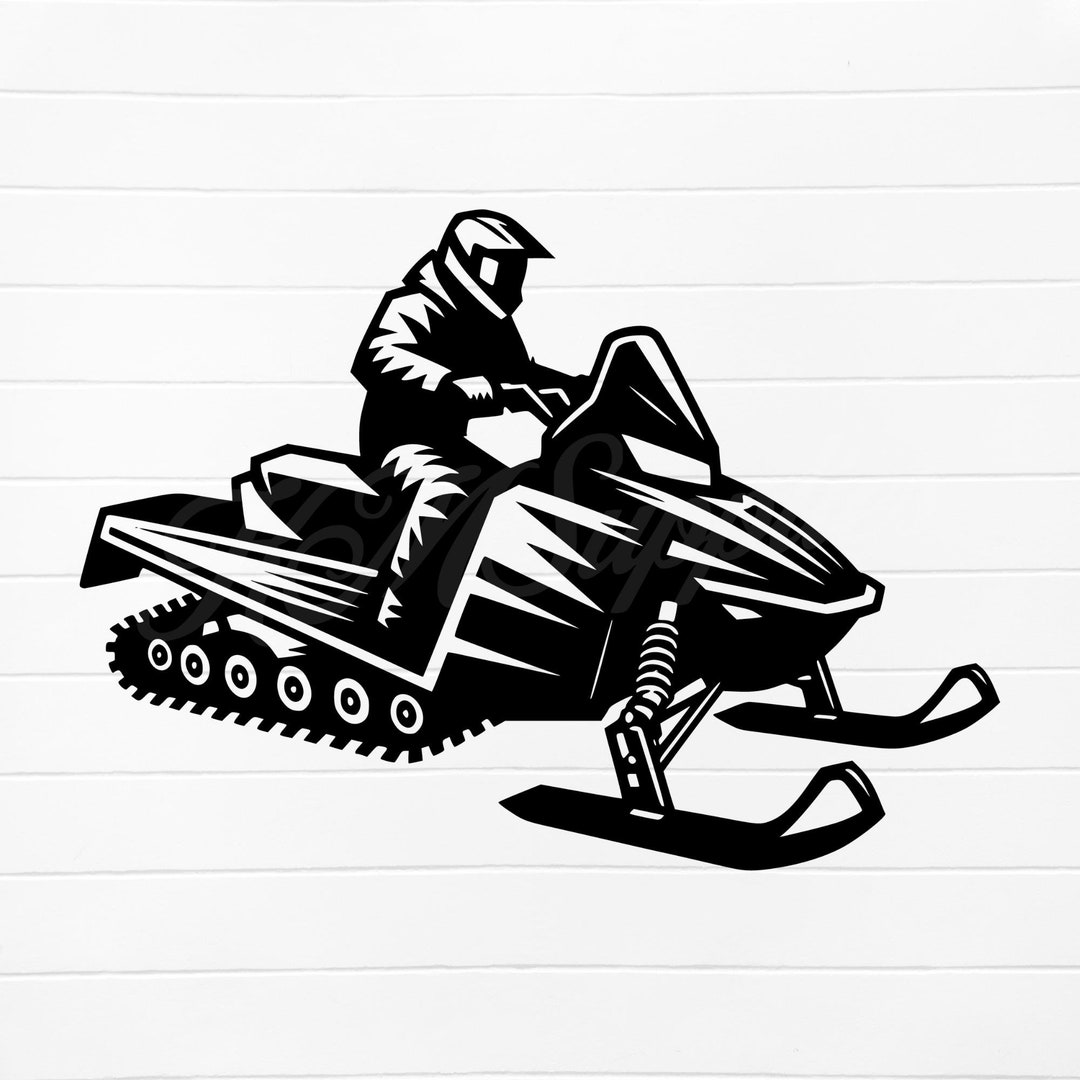 Snowmobile Silhouette Clip Art, Snowmobile Silhouette, Snowmobile ...