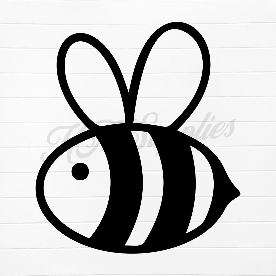 Bee Silhouette Clipart, Bee Silhouette, Bee Vector Silhouette, Bee ...