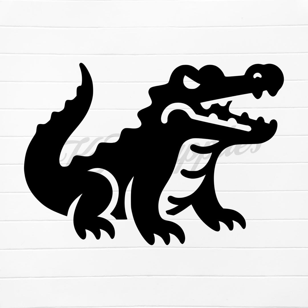 Alligator Silhouette Png, Alligator Svg Files, Alligator Digital ...