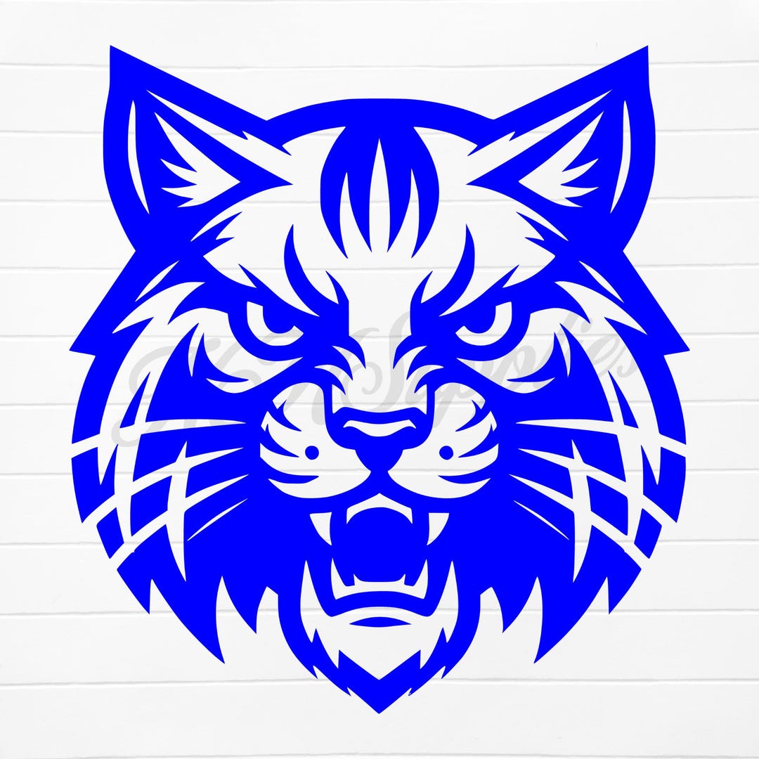 Blue Wildcats Png, Wildcat Svg Blue, Wildcats Blue, Wildcat Blue Png ...