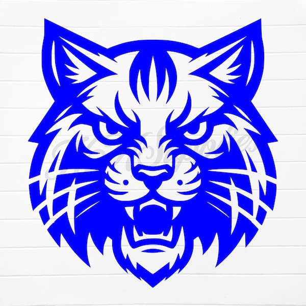 Wildcat Svg - Etsy
