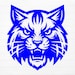 Blue Wildcats Png, Wildcat Svg Blue, Wildcats Blue, Wildcat Blue Png ...