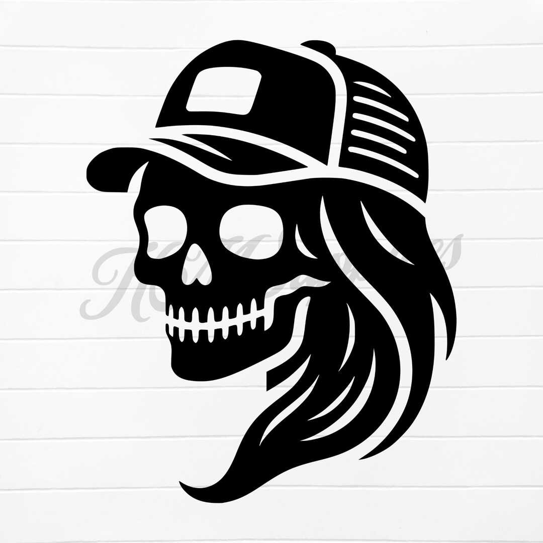 Woman Skull Svg, Woman Skull Face Png, Female Skull Png, Skull Woman ...