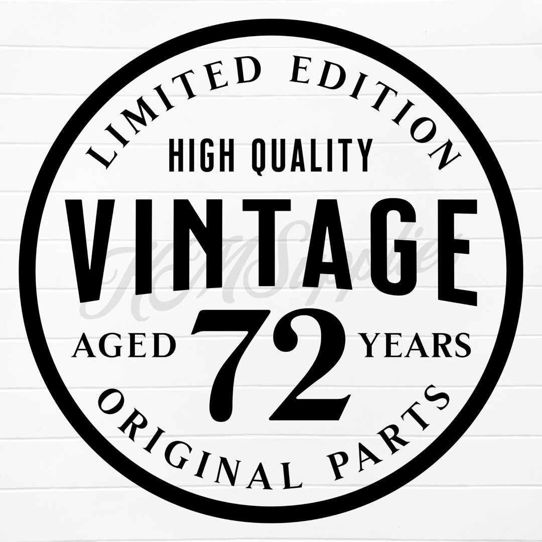 72nd Birthday Svg, 72nd Birthday Png, 72nd Birthday, 72nd Bday, 72 ...