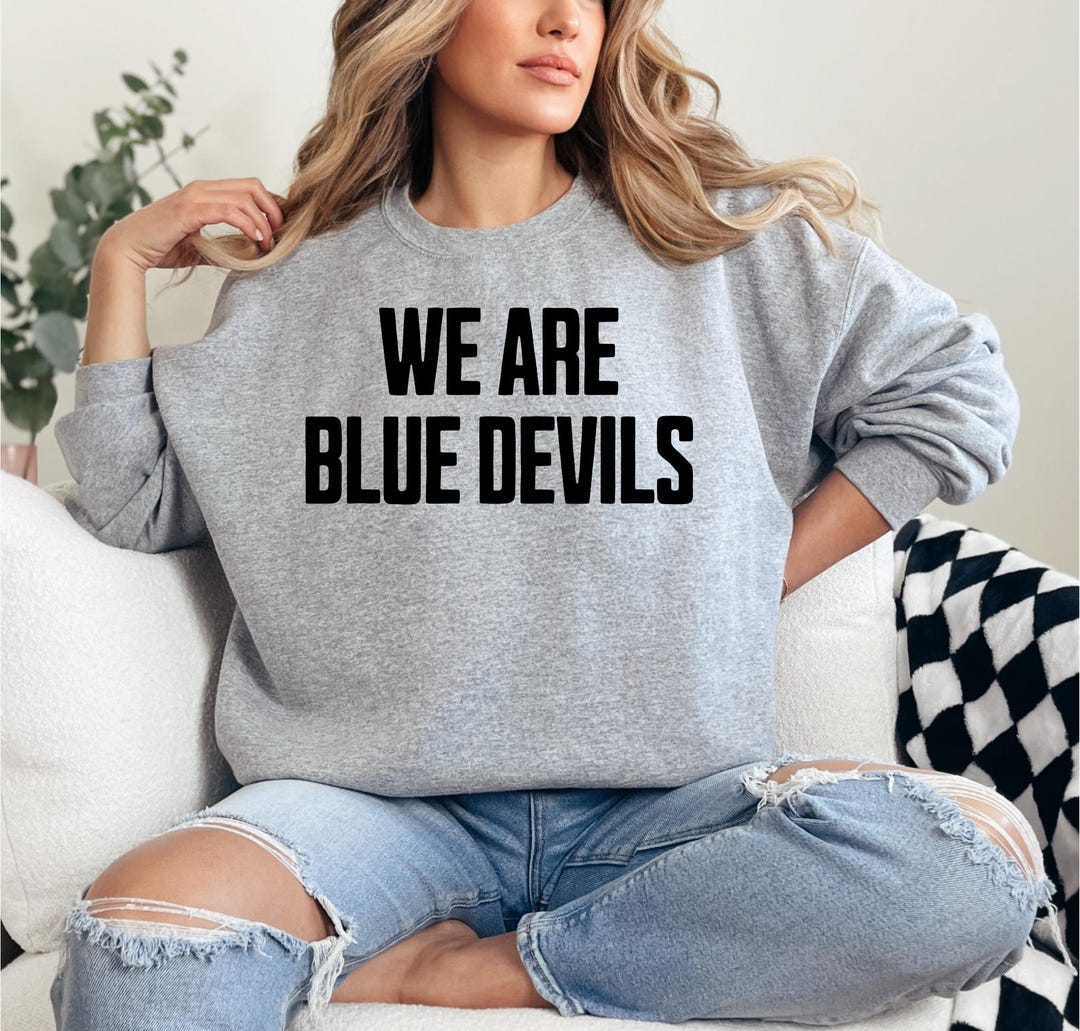 We Are Blue Devils, Blue Devils Cheer Png, Blue Devils Cheerleading ...