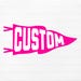 Pink Pennant Flags Png, Pink Pennant Digital, Pennant Flag Svg Png ...