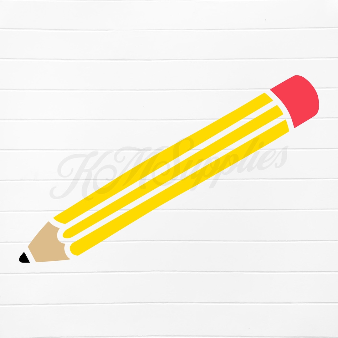 School Pencil Png, Cute Pencil Svg, School Pencil Svg, School Pencil ...
