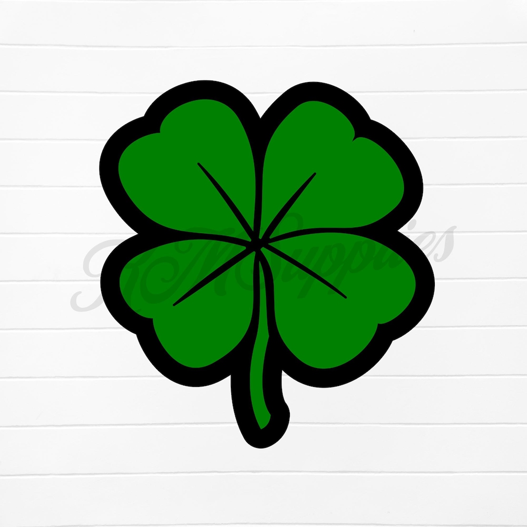 Green Clover Png, 4 Leaf Clover Svg, 4 Leaf Clover Pvg, Clover Svg ...