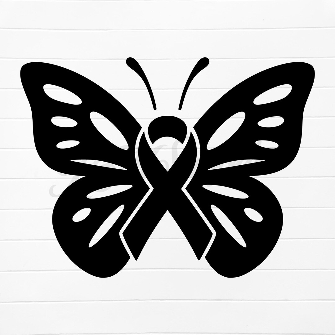 Breast Cancer Butterfly Svg, Breast Cancer Butterfly Png, Breast Cancer ...