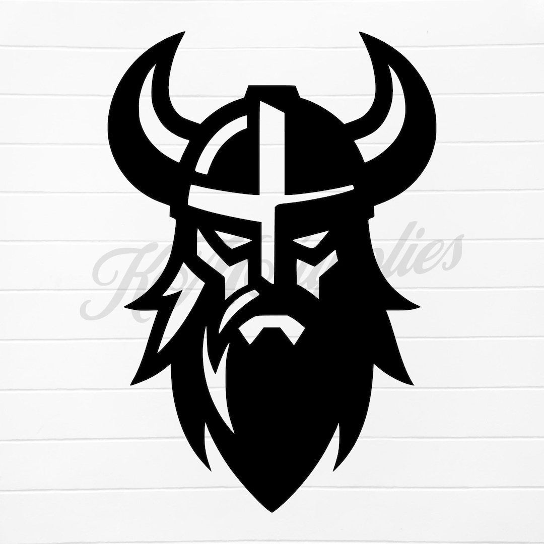 Viking Logo Svg, Viking Logo, Viking Silhouettes, Viking Svg File ...