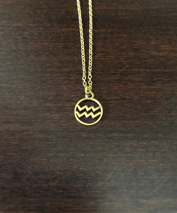 Etsy aquarius necklace store