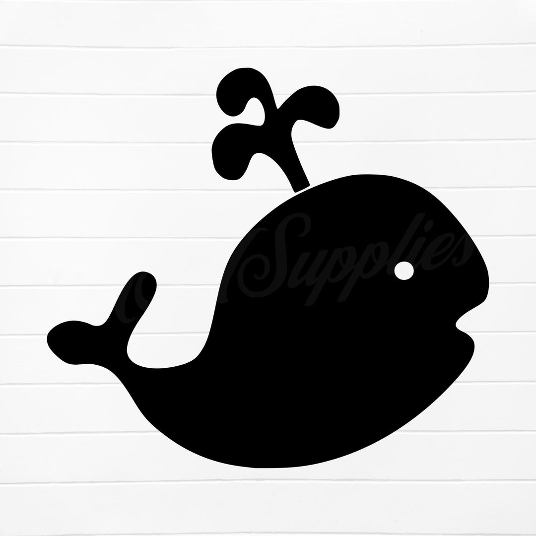 Whale Svg, Whale Svg for Cricut, Whale Png, Silhouette Whale, Whale ...