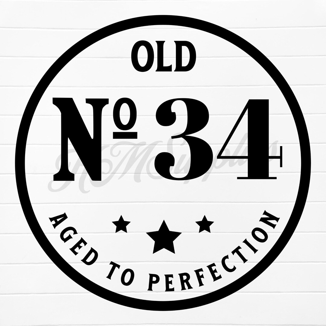 34th Birthday Svg, 34th Birthday Png, 34th Birthday, 34th Bday, 34 ...