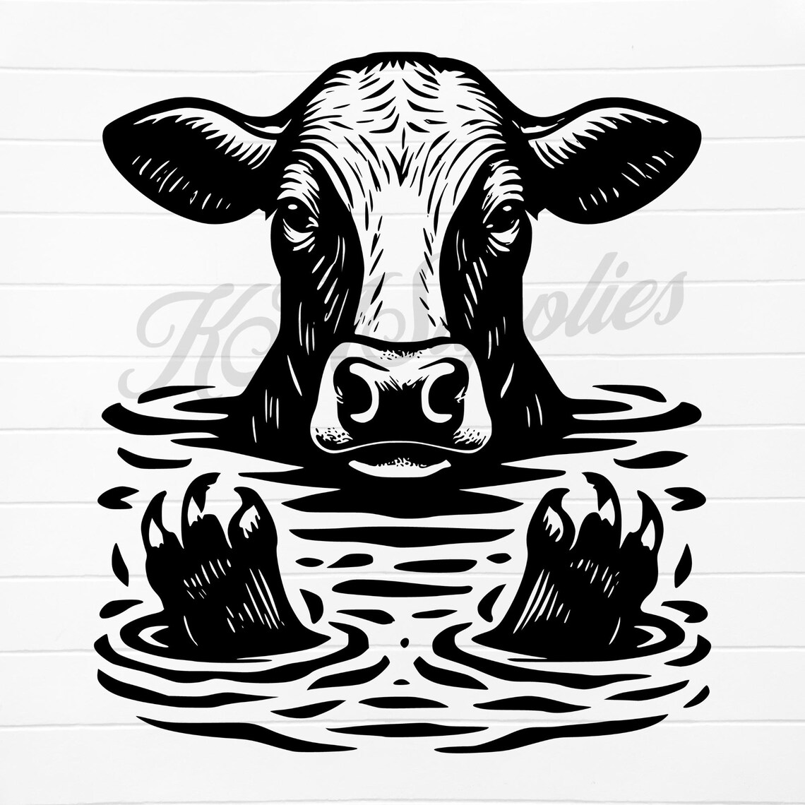 Pool Cow Png, Cow Silhouette Svg, Cute Cow Png, Funny Cow Svg, Cow ...