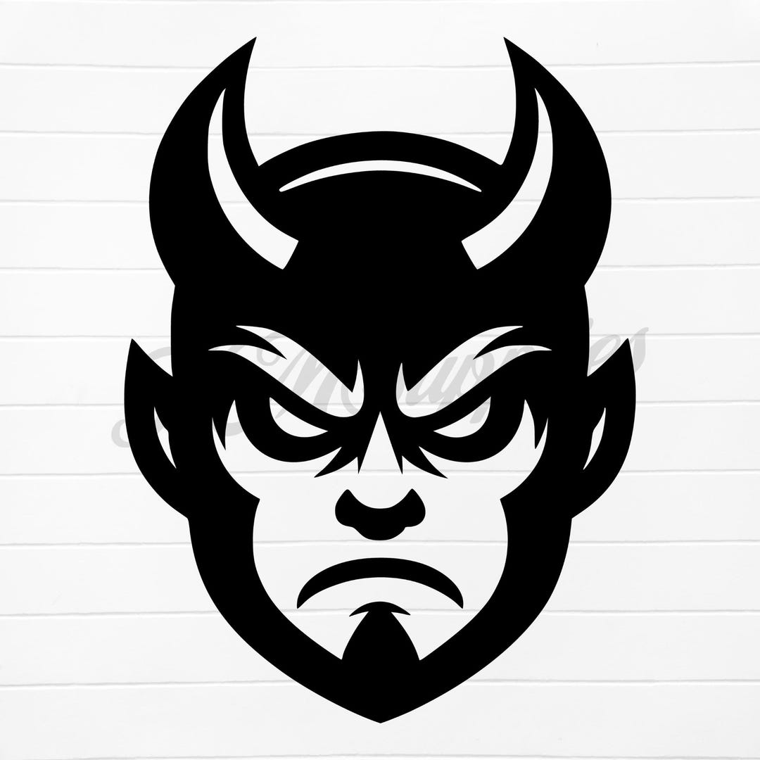 Devil Logo Svg, Devil Mascot Png, Devil Mascot Svg, Devil Logo, Devil ...