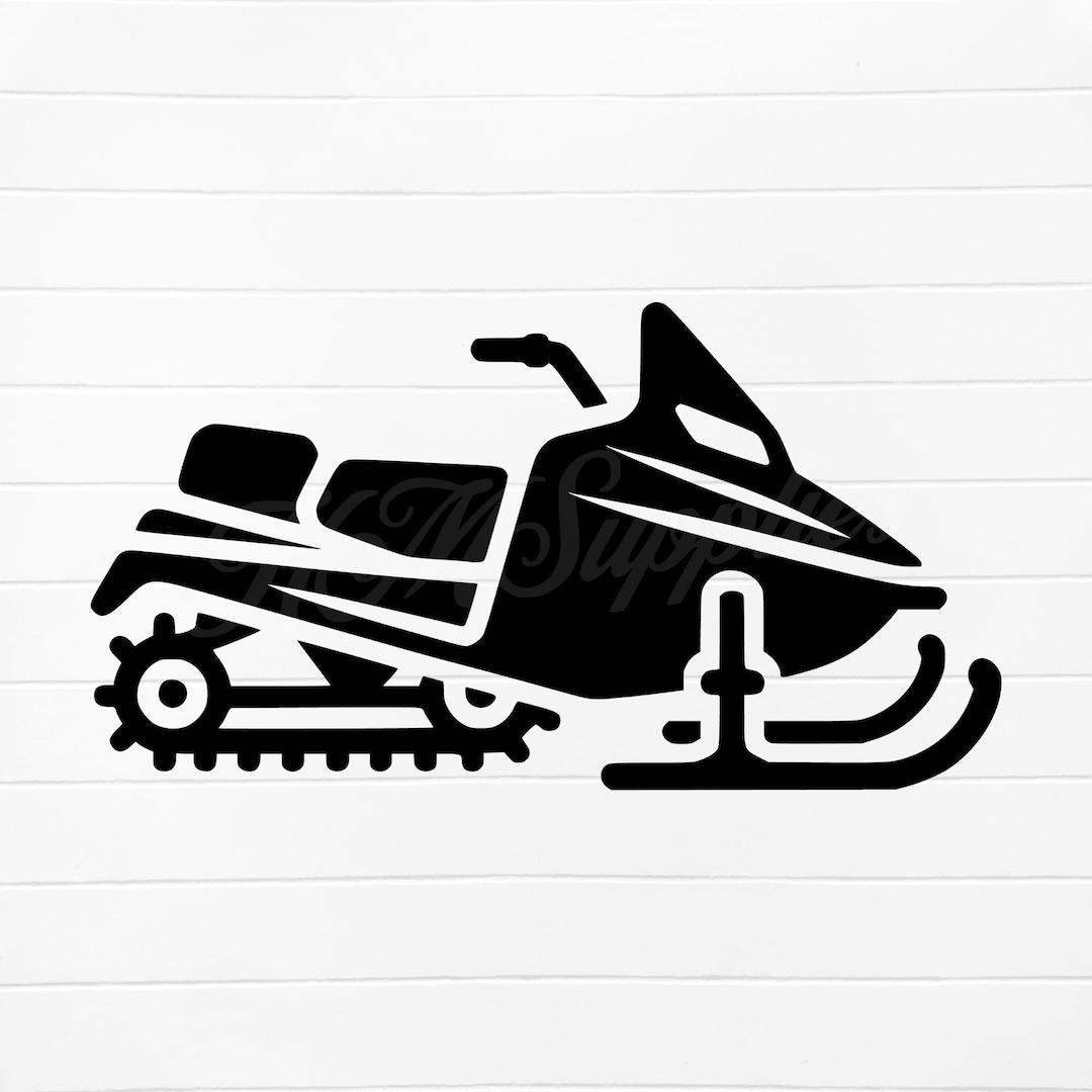 Snowmobile Silhouette Clip Art, Snowmobile Silhouette, Snowmobile Svg ...
