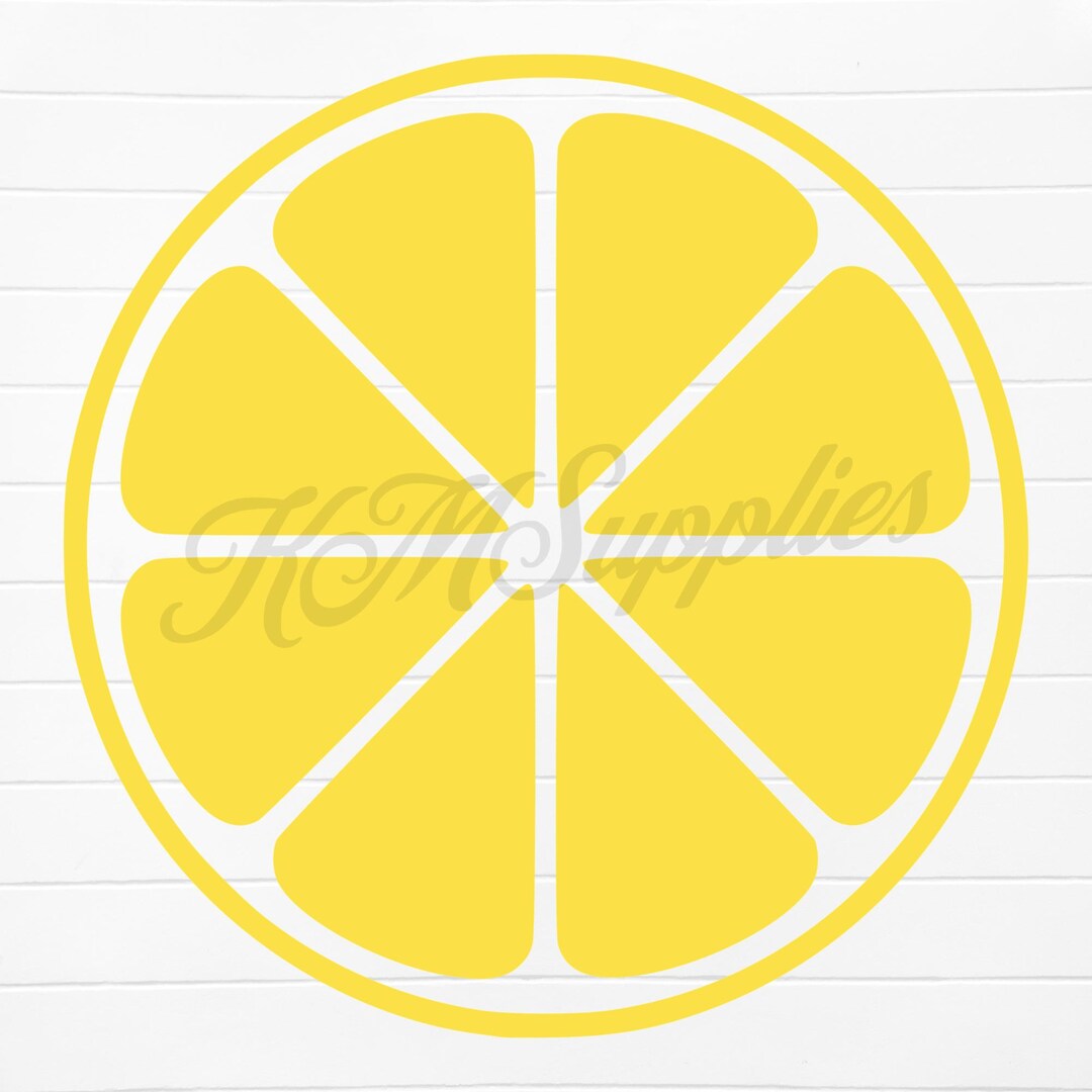 Lemon Slice Svg, Lemon Slice Png, Lemon Slice Clip Art, Lemon Slice ...