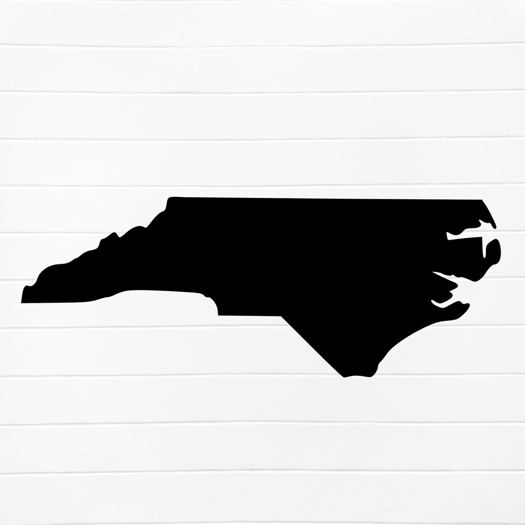 North Carolina Outline, North Carolina Svg, North Carolina Svg Files ...