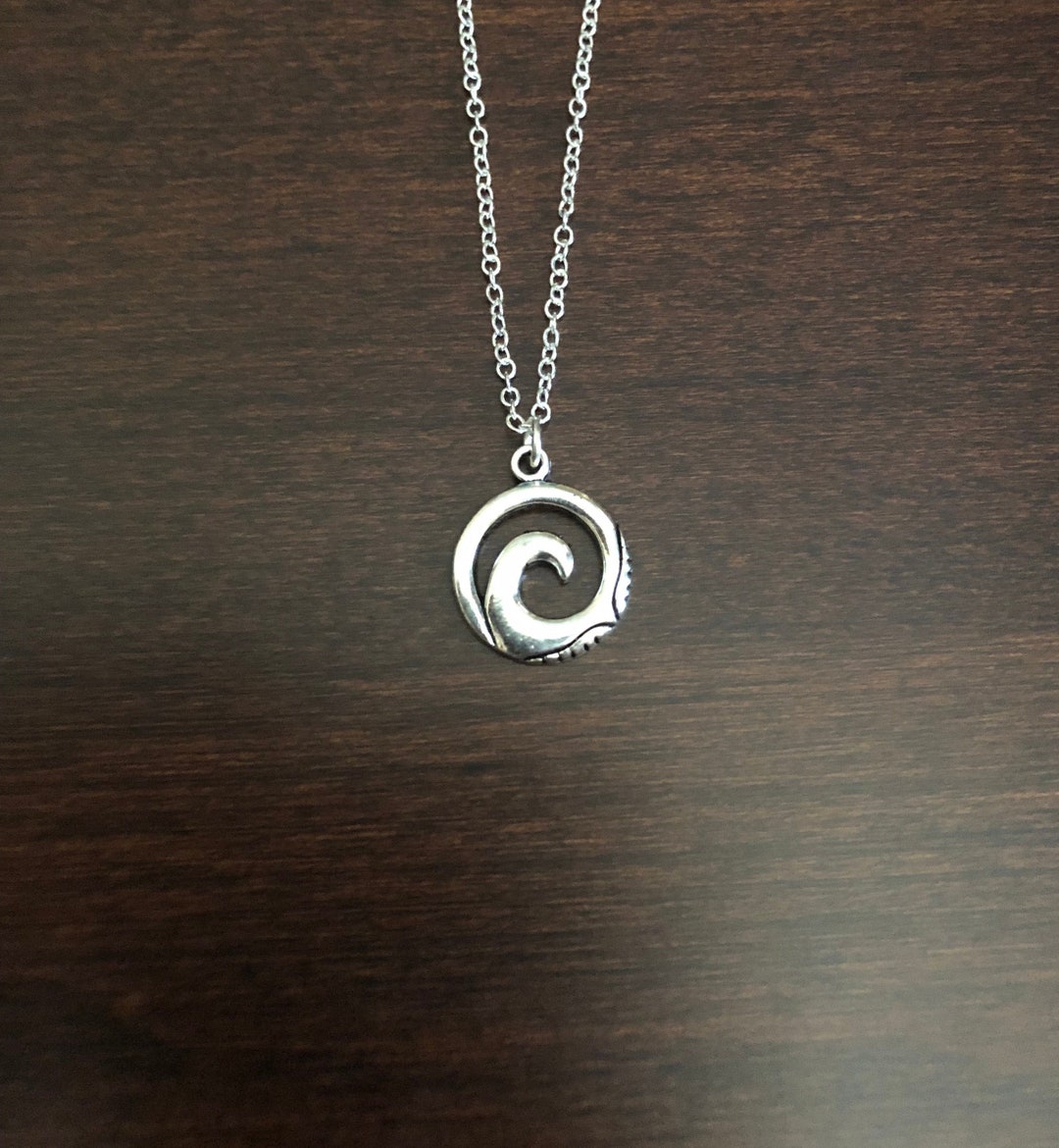 Wave Necklace, Ocean Necklace, Wave, Wave Jewelry, Wave Pendant, Wave ...