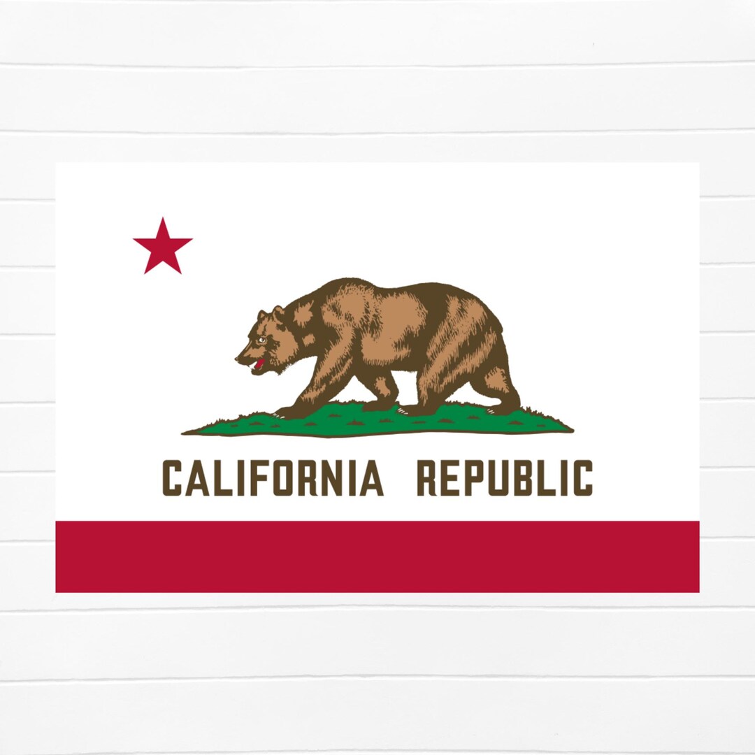 California Flag Svg, California Flag Png, California Svg, California ...