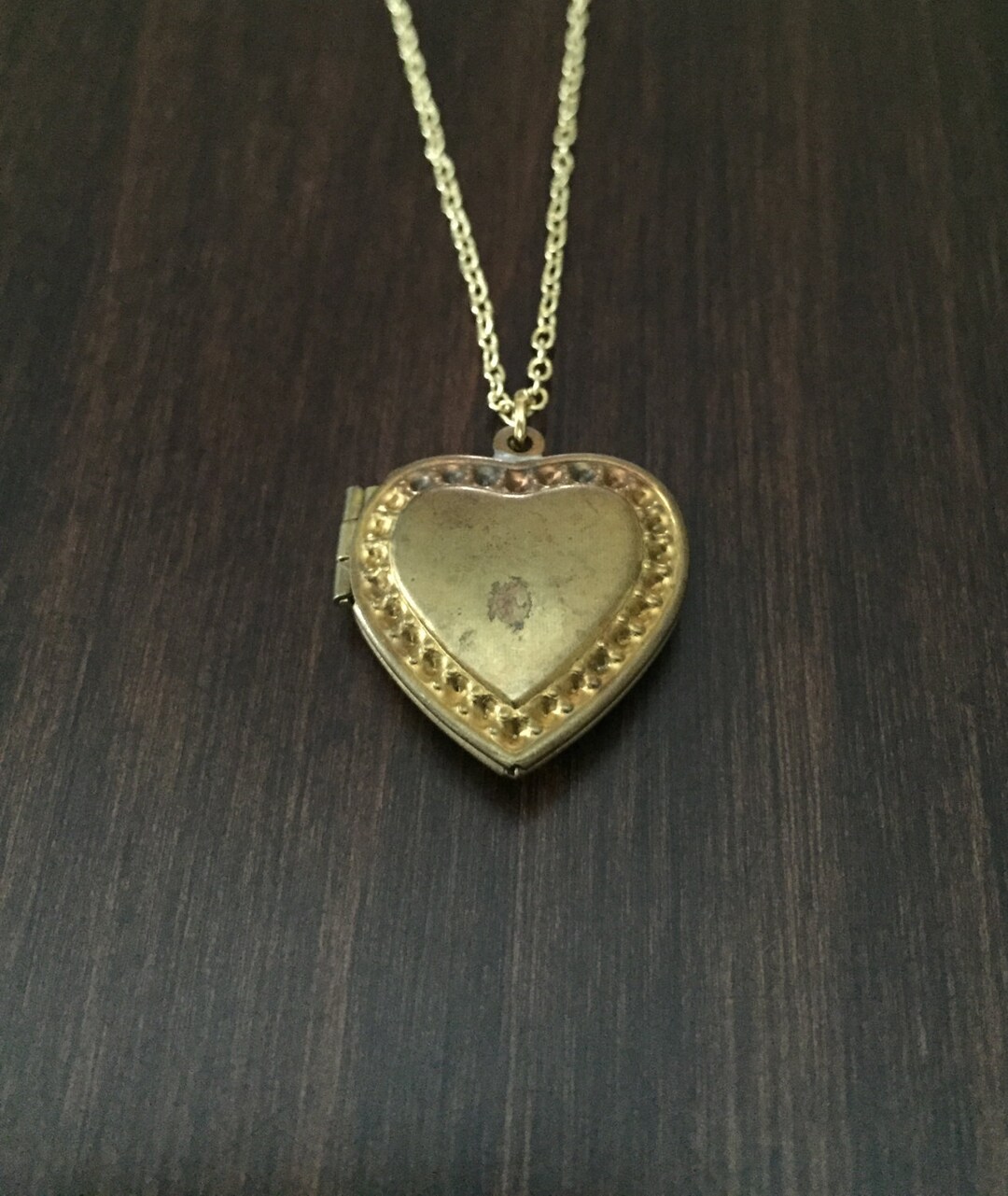 Locket, Locket Necklace, Vintage Locket, Vintage Necklace, Gold Locket ...