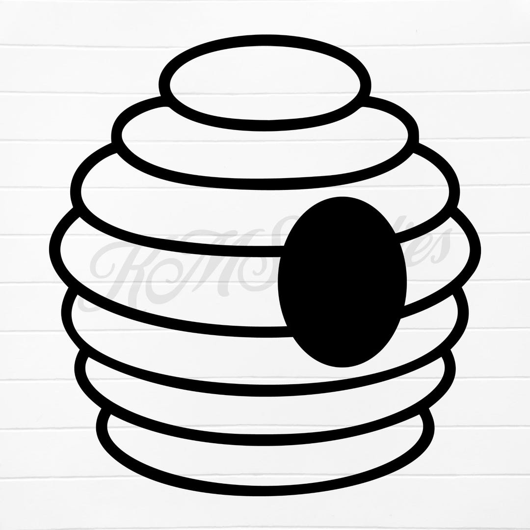 Beehive Outline, Beehive Svg, Beehive Digital Download, Bee Hive Svg ...