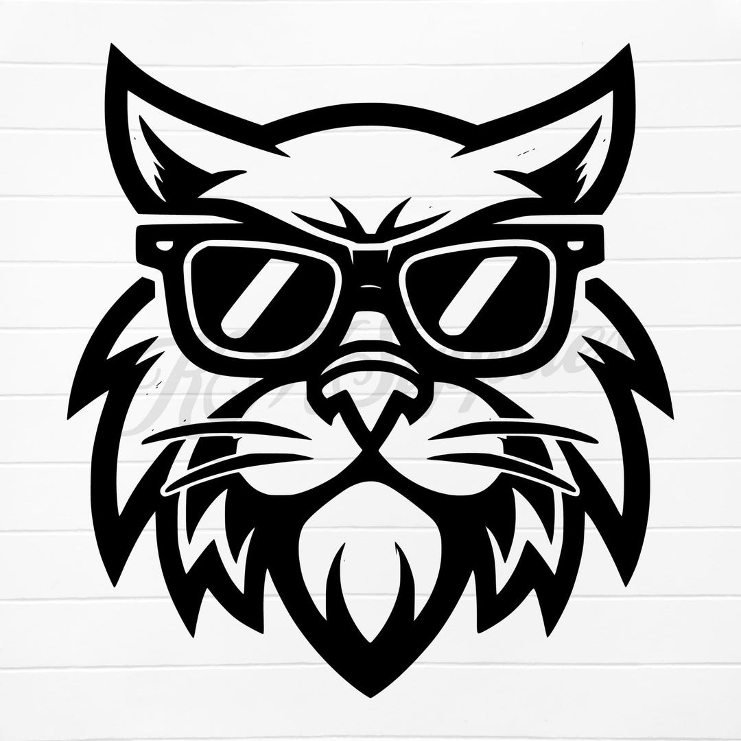 Wildcat With Sunglasses Svg, Cool Wildcat Svg, Cool Wildcat Png ...