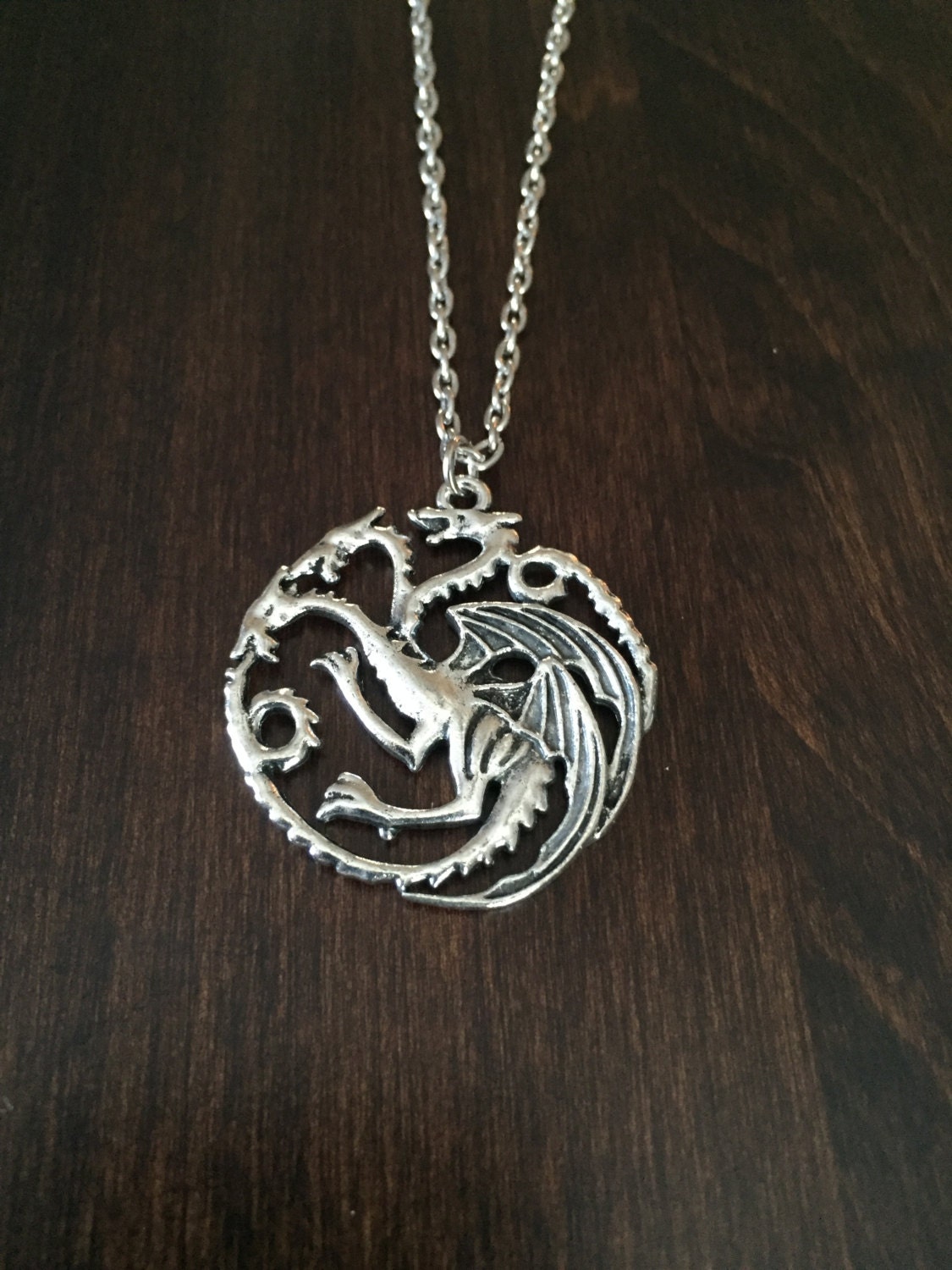 Dragon necklace dragon silver dragon silver dragon | Etsy