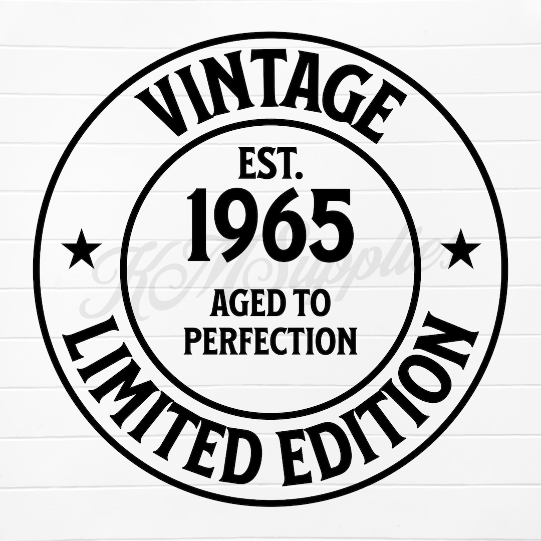 1965 Svg, 1965 Png, 1965 Clipart, 1965 Clip Art, Est 1965 Svg, Est 1965 ...
