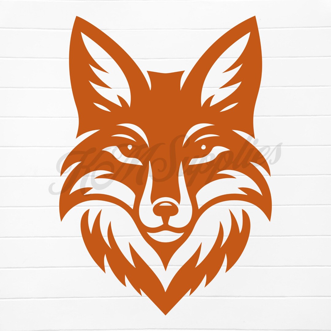 Fox Head Svg, Fox Face Svg, Fox Face Png, Fox Face Clipart, Silhouette ...