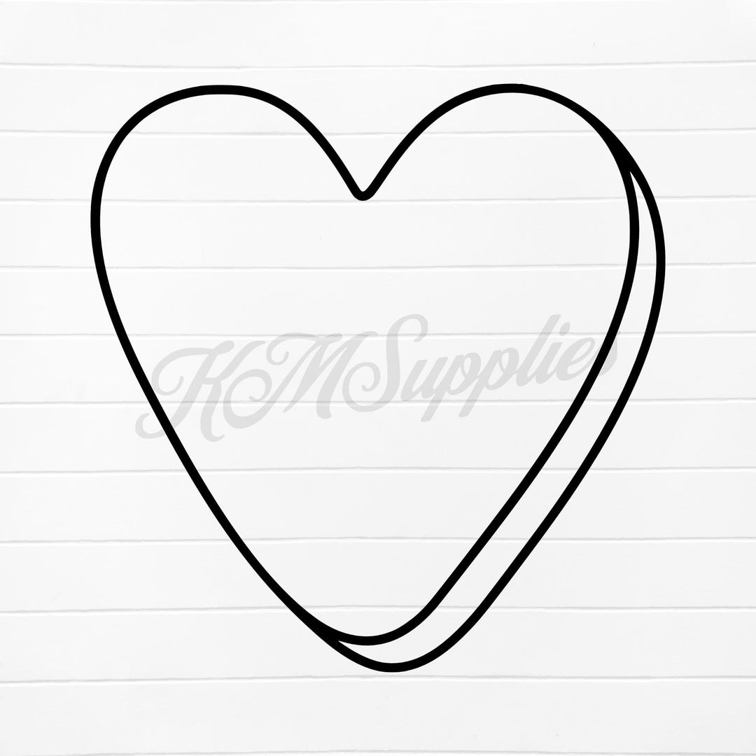 Blank Candy Hearts Svg, Blank Candy Hearts Png, Candy Hearts Layered ...