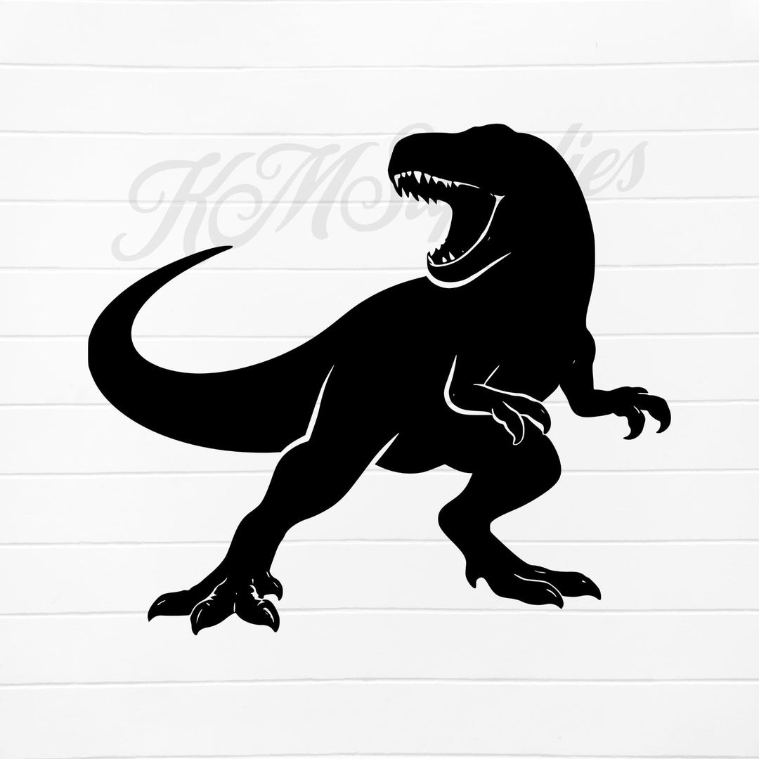 Trex Silhouette, T Rex Outline Png, Dinosaur Silhouette Svg, T Rex ...