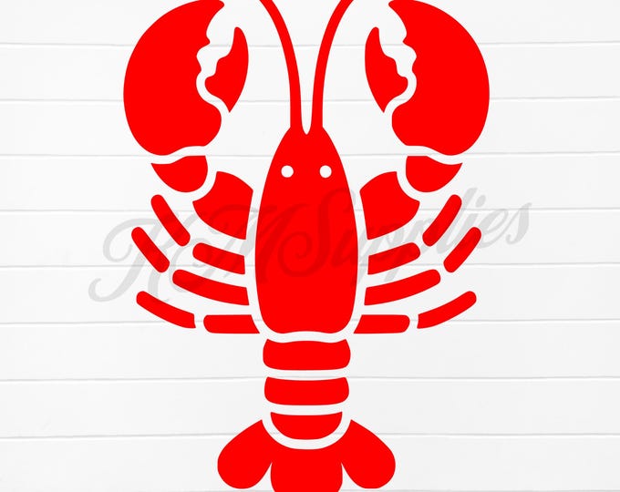 Lobster Line Drawing. Svg Png Eps Dxf Cut Files. - Etsy Canada