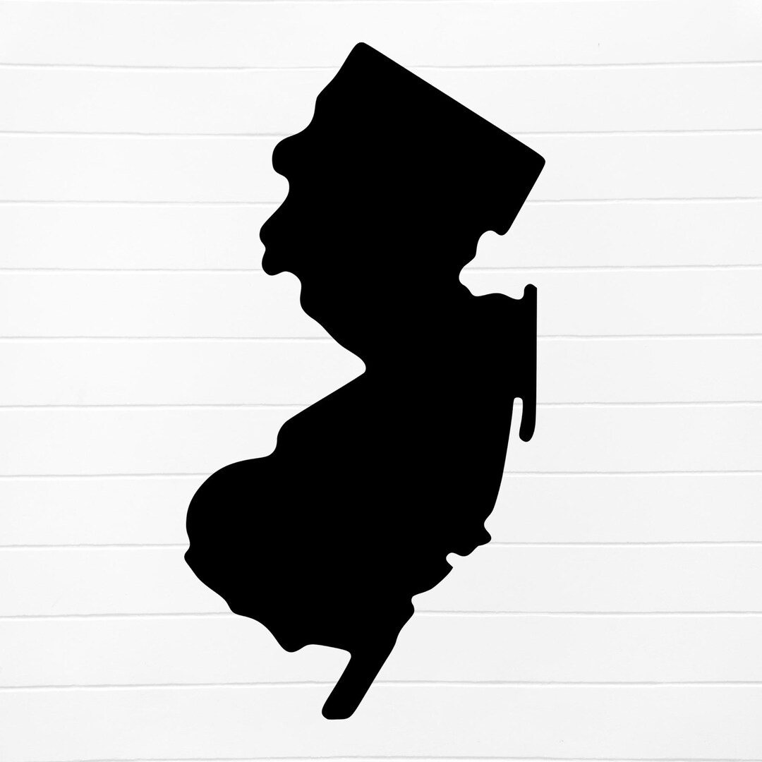 New Jersey Outline Png, New Jersey Svg, New Jersey Svg File, New Jersey ...