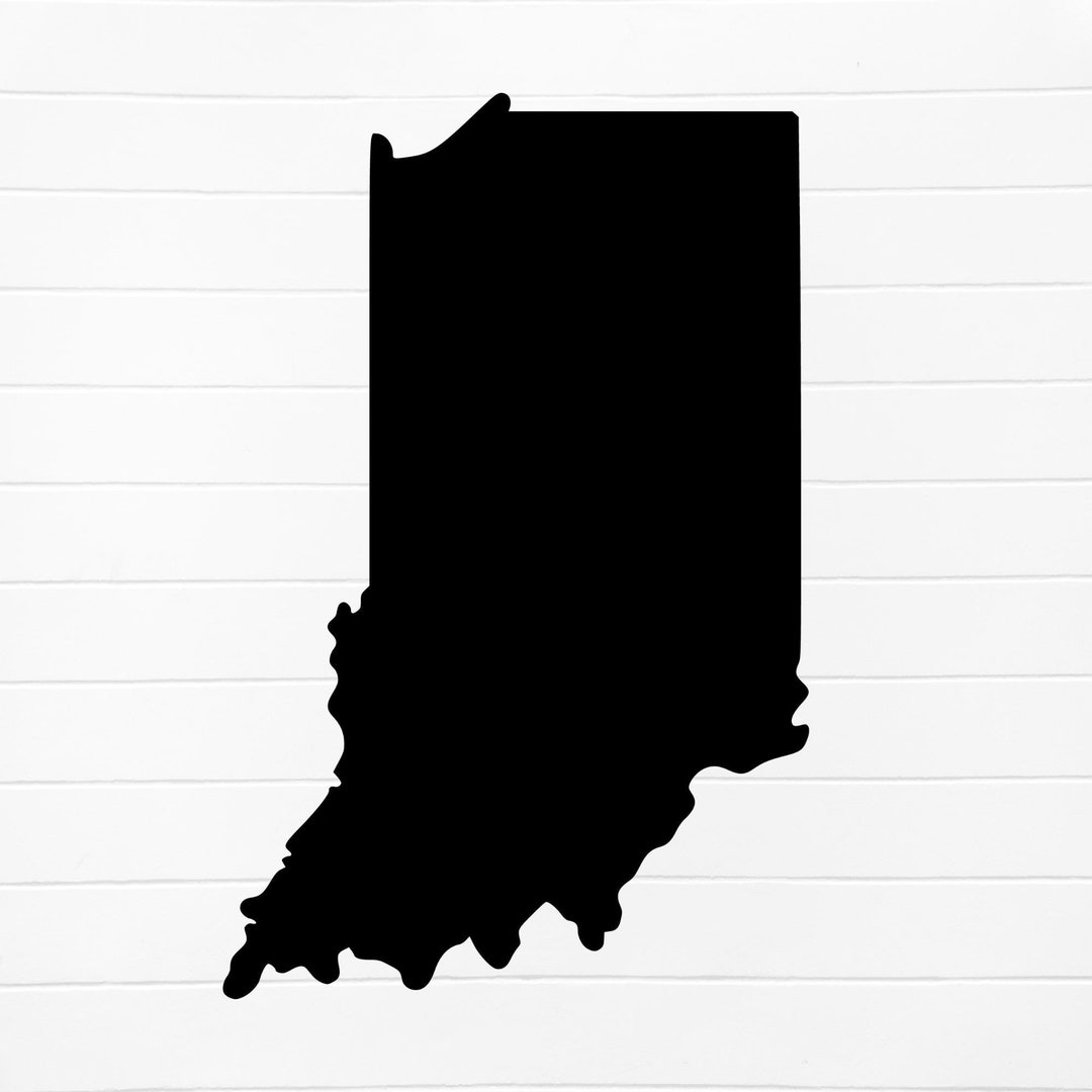 Indiana Outline Svg, Indiana Outline, State of Indiana Svg, Indiana ...