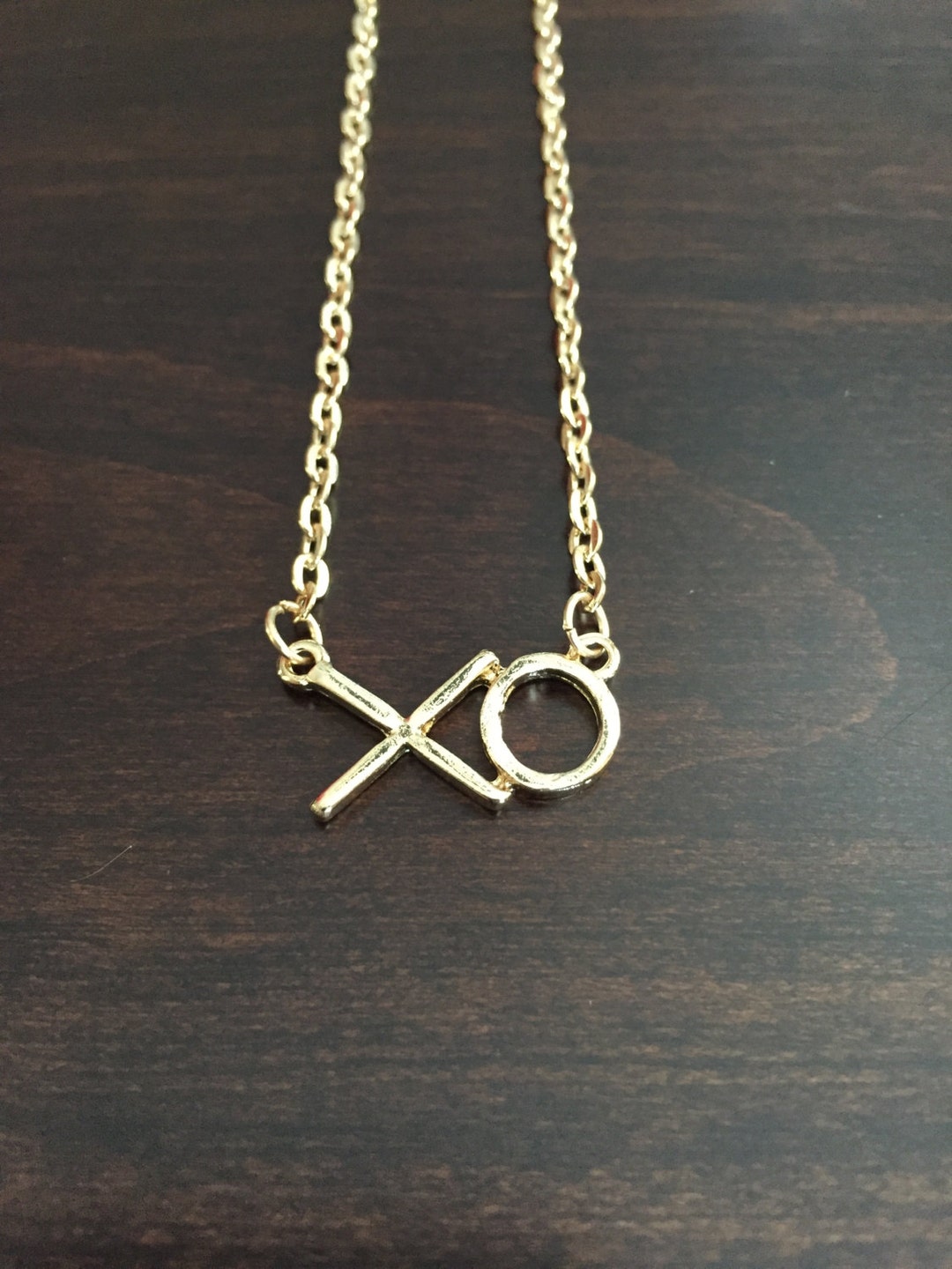 Xo Necklace, Xoxo Necklace, Xo, Gold Xo Necklace, Gold Xoxo Necklace ...